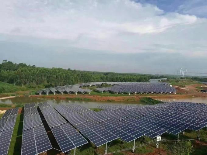 Light Weight Landfill Photovoltaic Mounting System , MMS Structure ...