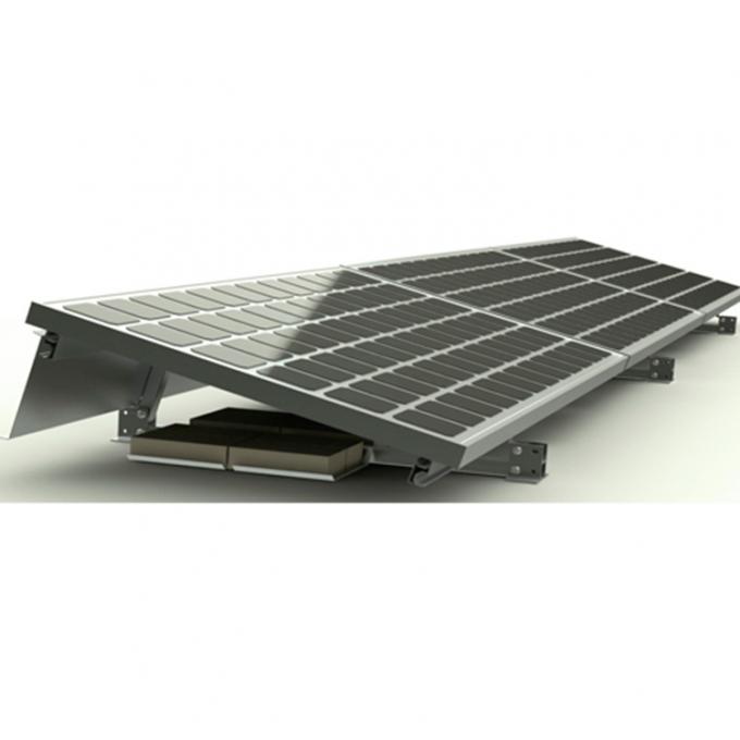 60m/S Wind PV Solar Panel Frame Mounting Kit , Triangular Bracket Solar ...
