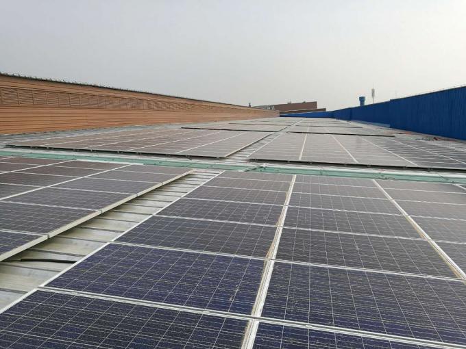 Metal PV Solar Panel Roof Mounting Systems Brackets Framed Iron Sheet ...