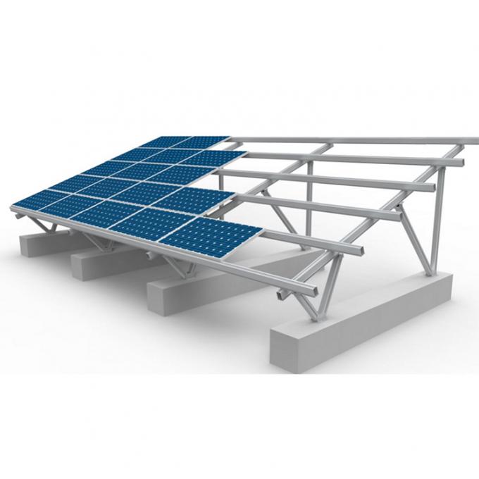 1.4KN/M2 Solar Panel Roof Mounting Systems Customized Color Aluminum ...