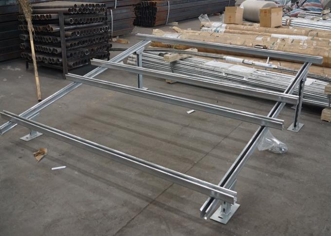 Cold Bending Galvanized C Section , Solar Energy Systems Steel ...