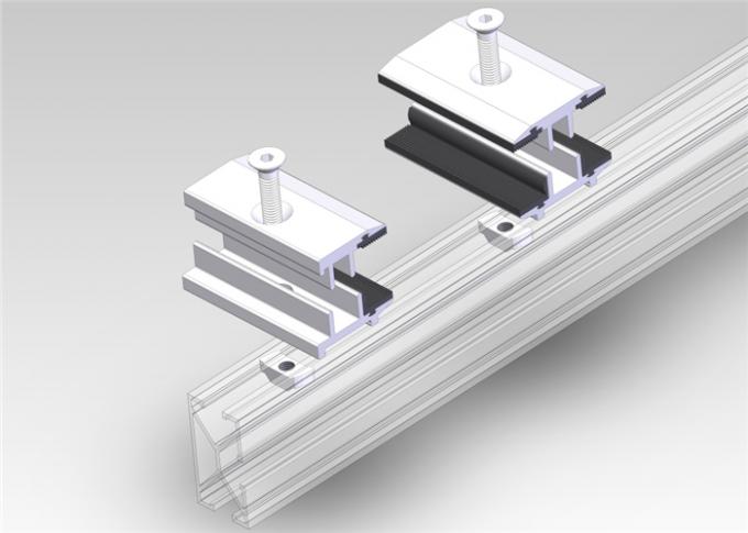 Rapid Thin Solar Panel Mounting Clamps , Horizontal Vertical Frameless ...